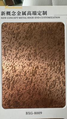 China Ss304 Antique Color Etching Stainless Steel Sheet Decoration Plate for sale