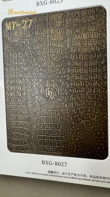 China 3D Wall Imitation Antique Copper Decoration Stainless Steel Sheets for sale