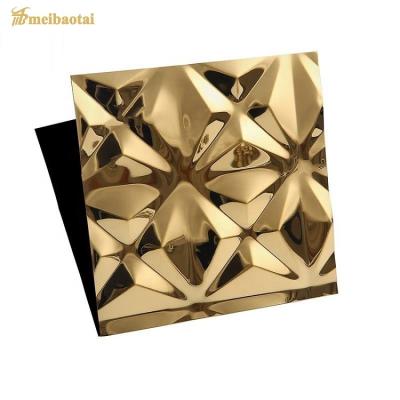 China Stainless Steel Embossed Sheet With Strong Decorative And Fashion Effect For Wall And Ceiling Decoration for sale