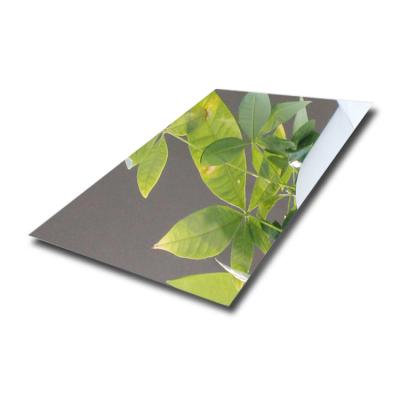 China Silver Mirror Polished Stainless Steel Sheet 0.3-1.2mm Thickness for sale