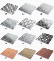 China 0.85mm Thickness Embossed Pattern Stainless Steel Sheet Decoration Plate for sale