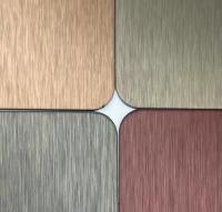 China Four Feet NO.4 Finished Hairline Stainless Steel Sheet 0.65mm Thickness SS Decorative Plate for sale