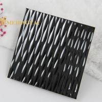 China Black Mirror Stamped 304 201 Stainless Steel Plate with 0.85mm Thickness for Decorative Wall and Ceiling for sale