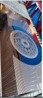 China Ss304 201 Silver Mirror Stainleess Steel Etched Sheet Decoration Plate for sale