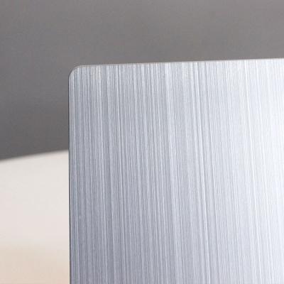 China Flat Shape Hairline 201 Stainless Steel Sheet Cold Rolled DIN EN Standard Plate for sale