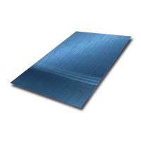 China PVD Blue Hairline Stainless Steel Plate with EN Standard 304/201 Grade and 0.3-1.2mm Thickness for Decorative Applications for sale