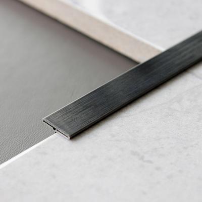 China 3048mm Length 304 Stainless Steel Mirror Surface T Tile Strip for Wall and Floor for sale
