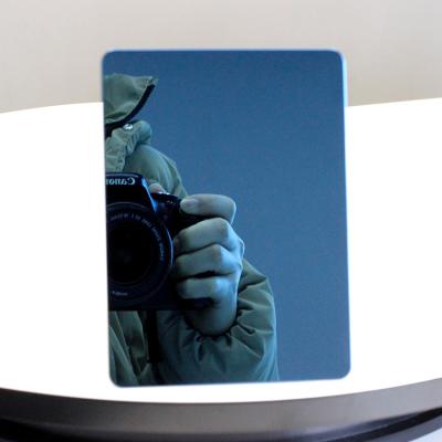 China PVD Blue Mirror Stainless Steel Sheet with 304/201 Grade and 0.3-1.2mm Thickness for Decorative Applications for sale