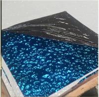 China 0.65mm Thickness PVD Color Coated Water Ripple Stainless Steel Sheet in 1219x2438mm Size for Interior and Architectural Design for sale