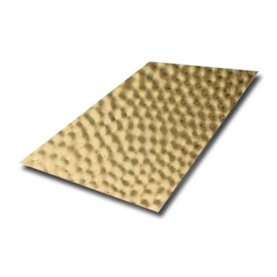 China Honeycomb Design Stamped Stainless Steel Plate with 0.85mm Thickness and Color Coating for Decorative Use for sale