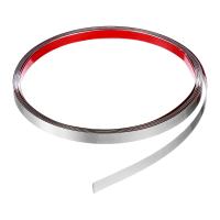 China Mirror Surface Hairline Finish PVD Color Coating Stainless Steel Adhesive Roll Flat Trim for Tile Edges for sale