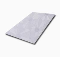 China Flower Pattern Embossed Stainless Steel Sheet - Grade 201 Decorative Plate with 0.85mm Thickness for sale