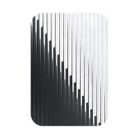 China Stripes Pattern Embossed Stainless Steel Sheet Metal Plate with 0.85mm Thickness and Slit Edge for sale
