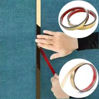 China PVD Color Coated 201 Stainless Steel Flat Trim Adhesive Roll for Easy to Clean Tile Edges for sale