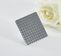 China Grade 201 Mirror Surface Embossed Stainless Steel Sheet with Double PVC Film for Decorative Applications for sale