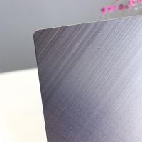 China 304 Grade Cross Brushed Stainless Steel Sheet Four Feet Metal Plate for Architectural Decoration for sale