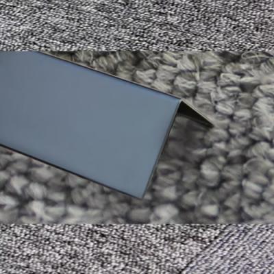 China 304 Stainless Steel L Profile Tile Trim with PVD Color Coating and 2438mm Length for Interior Decor for sale