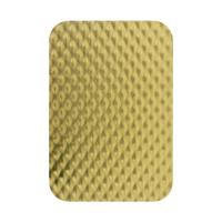 China Gold Mirror Finish 304 201 Stainless Steel Embossed Sheet with 0.85mm Thickness for Decorative Wall Panels for sale