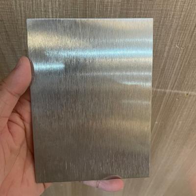 China Satin Finish 304 Grade Brush Stainless Steel Sheet for sale