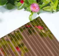 China Rose Gold Color Mirror Finish Etched Stainless Steel Sheet Decoration Plate 1.0mm Thickness for sale