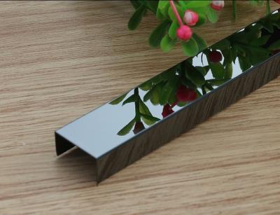 China Manufacturer U Profile 304 Stainless Steel U Tile Trim Interior U Shape for sale
