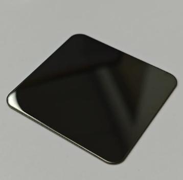 China Black Mirror 8k Stainless Steel Color Sheet Decoration Plate for sale