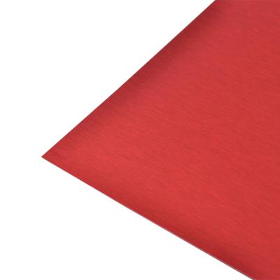 China PVD China Red Coating 201 304 NO.4 Stainless Steel Plate for sale