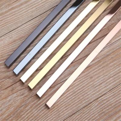 China 304 Stainless Steel U Profile Tile Trim with PVD Color Coating in 10 Feet Length for sale