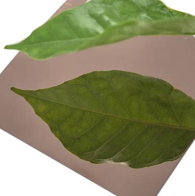 China Durable 304 Rose Gold Mirror Stainless Steel Panel for Home Decor for sale