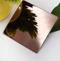 China Luxury PVD Color Coated Stainless Steel Sheets for Modern Interior Decor for sale