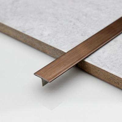 China Rose Gold 304 Stainless Steel Edge Trim 10 Feet Metal Profile for Tile Protection for sale