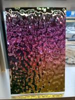 China 0.65mm Thickness Silver Mirror Finish PVD Stainless Steel Sheet for Ceiling and Wall Decoration for sale