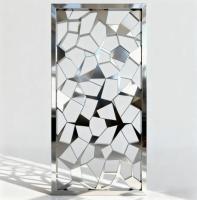 China Mirror Finish Laser Cut Stainless Steel Decorative Screen Partition for sale