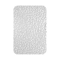 China Leather Design Silver Polish Embossed Stainless Steel Sheet with Slit Edge for Decorative Wall for sale