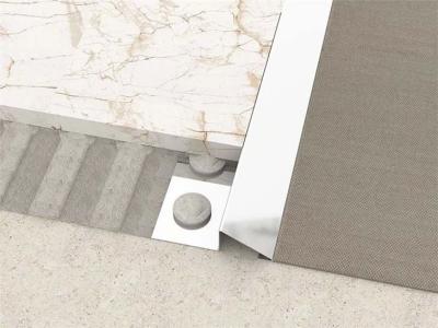 China 0.25 Inch PVD Coated Tile Edge Trim with Customizable Sizes in Stainless Steel for sale
