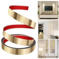 China Luxury Stainless Steel Decorative Flat Bar Trim For Furniture & Wall for sale
