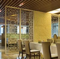 China Modern Stainless Steel Room Divider, Decorative Metal Privacy Screen for sale
