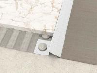 China PVD Coated 304/316L Stainless Steel Tile Edge Trim with Customizable Sizes for Decorative Applications for sale