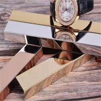 China Metal Profile 201 Stainless Steel U Shape Tile Trim with Customized Size 10 Feet for sale