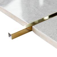 China Premium Mirror Titanium Gold Stainless Steel U Channel Trim For Luxury Decor. for sale