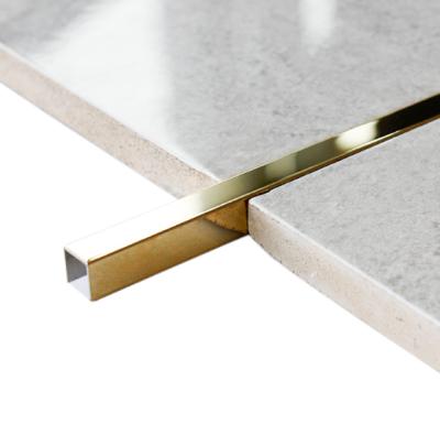 China Premium Mirror Titanium Gold Stainless Steel U Channel Trim For Luxury Decor. for sale