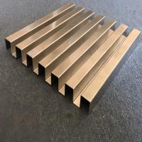 China PVD Coated 304 Stainless Steel Wave Panel 10 Feet Tile Edge Trim Profile for sale