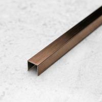 China Wholesale Rose Gold Brushed Stainless Steel U Channel Trim for Wall for sale