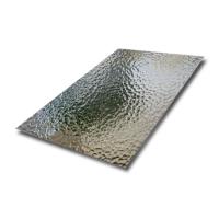 China Mirror Hammer Stamped Stainless Steel Decorative Panel Metal Sheet for sale