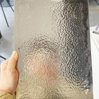 China Mirror Hammer Stamped Stainless Steel Decorative Panel Metal Sheet for sale