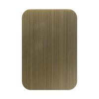 China Bronze Blackened Deep Hairline with 0.65mm Thickness Stainless Steel Sheet for sale