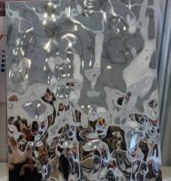 China 304 Mirror Water Wave Stainless Steel Panel for Luxury Ceiling for sale