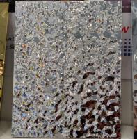 China 304 Mirror Water Wave Stainless Steel Panel for Luxury Ceiling for sale