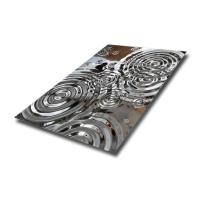 China 304 Stainless Steel 0.65mm Thickness PVD Coated Water Ripple Stainless Steel Sheet for Ceiling Decoration for sale