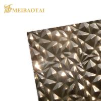 China Stamped Colored Stainless Steel Decorative Sheets for Elevator Decor for sale